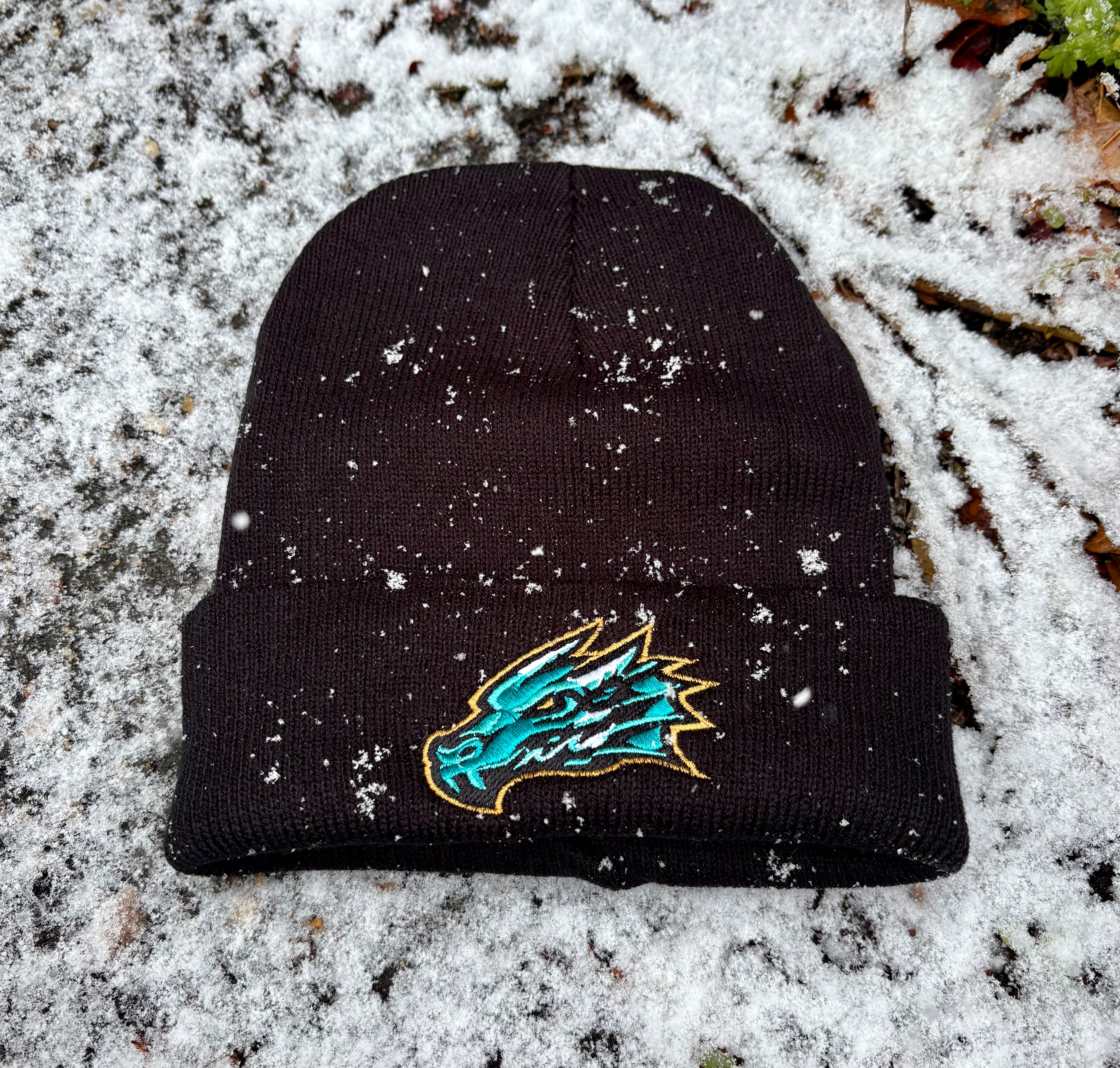 Knight Monsters Black Logo Cuff Knit Hat – Tahoe Knight Monsters
